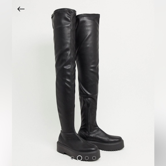 ASOS | Shoes | Asos Design Wide Fit Chunky Boots | Poshmark